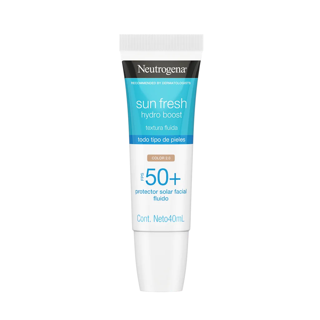 Protector Solar Facial Con Color Neutrogena Sun Fresh Hydroboost 40ml